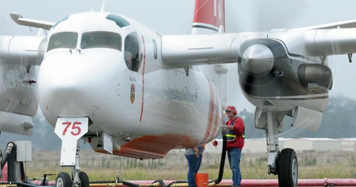 Air Tanker Base Back to Full Service - The Santa Barbara Independent