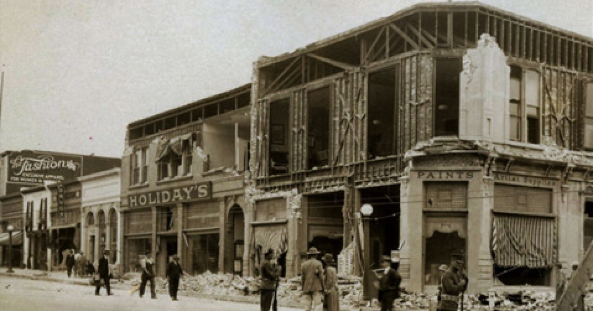 Exhibition Pays Tribute to Devastating 1925 Earthquake - The Santa ...