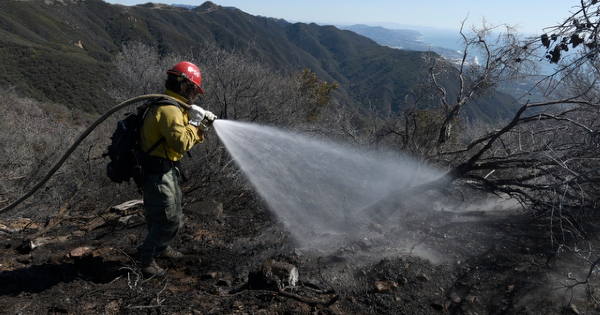 Gibraltar Fire Almost Out - The Santa Barbara Independent
