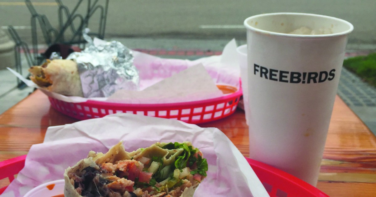 BBQ Chicken Burrito @ Freebirds - The Santa Barbara Independent