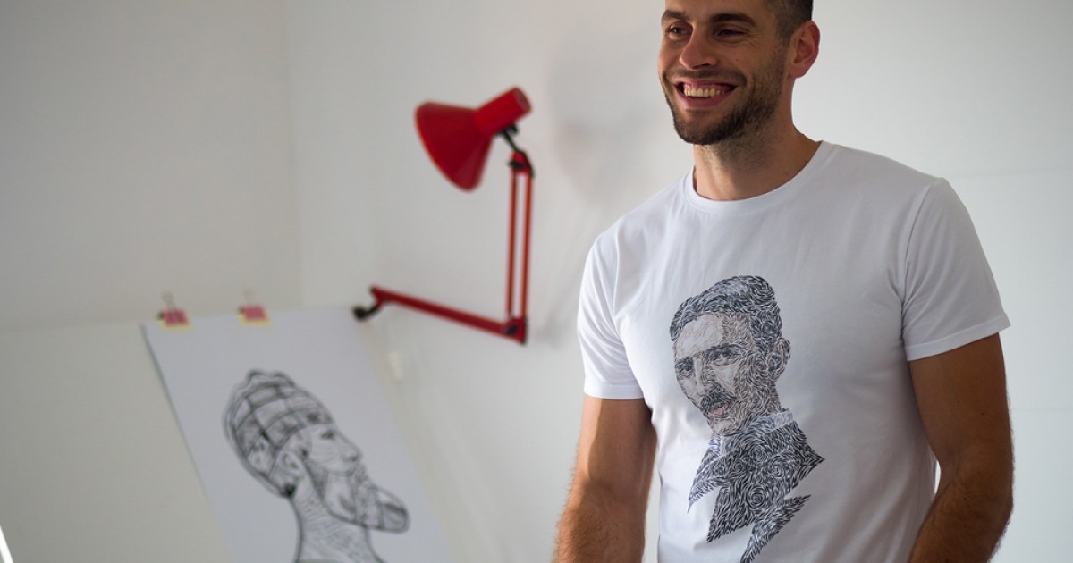 Filip Peraić Illustrates Leon Bridges - The Santa Barbara Independent