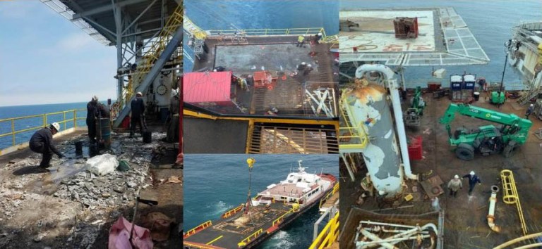 State Continues Careful Abandonment of Platform Holly - The Santa ...