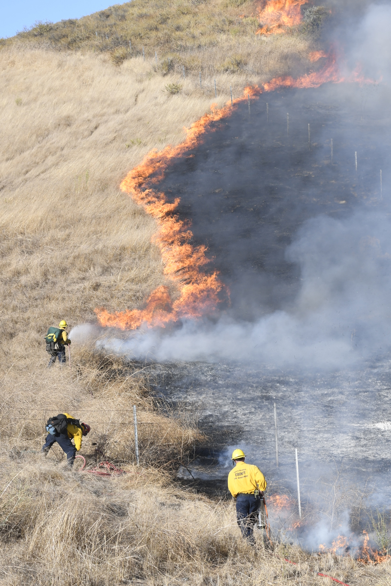 Fire at Highway 101 Near Buellton - The Santa Barbara Independent
