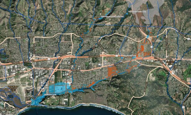 County Releases New Debris Flow Map for Montecito - The Santa Barbara ...