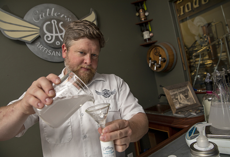 Cutler’s Artisan Spirits Producing Sanitizer - The Santa Barbara ...