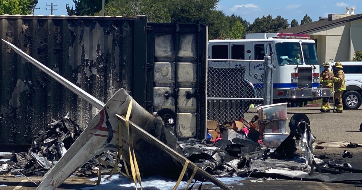 Plane Crashes into Ralph Dunlap Elementary in Orcutt, Killing Pilot ...