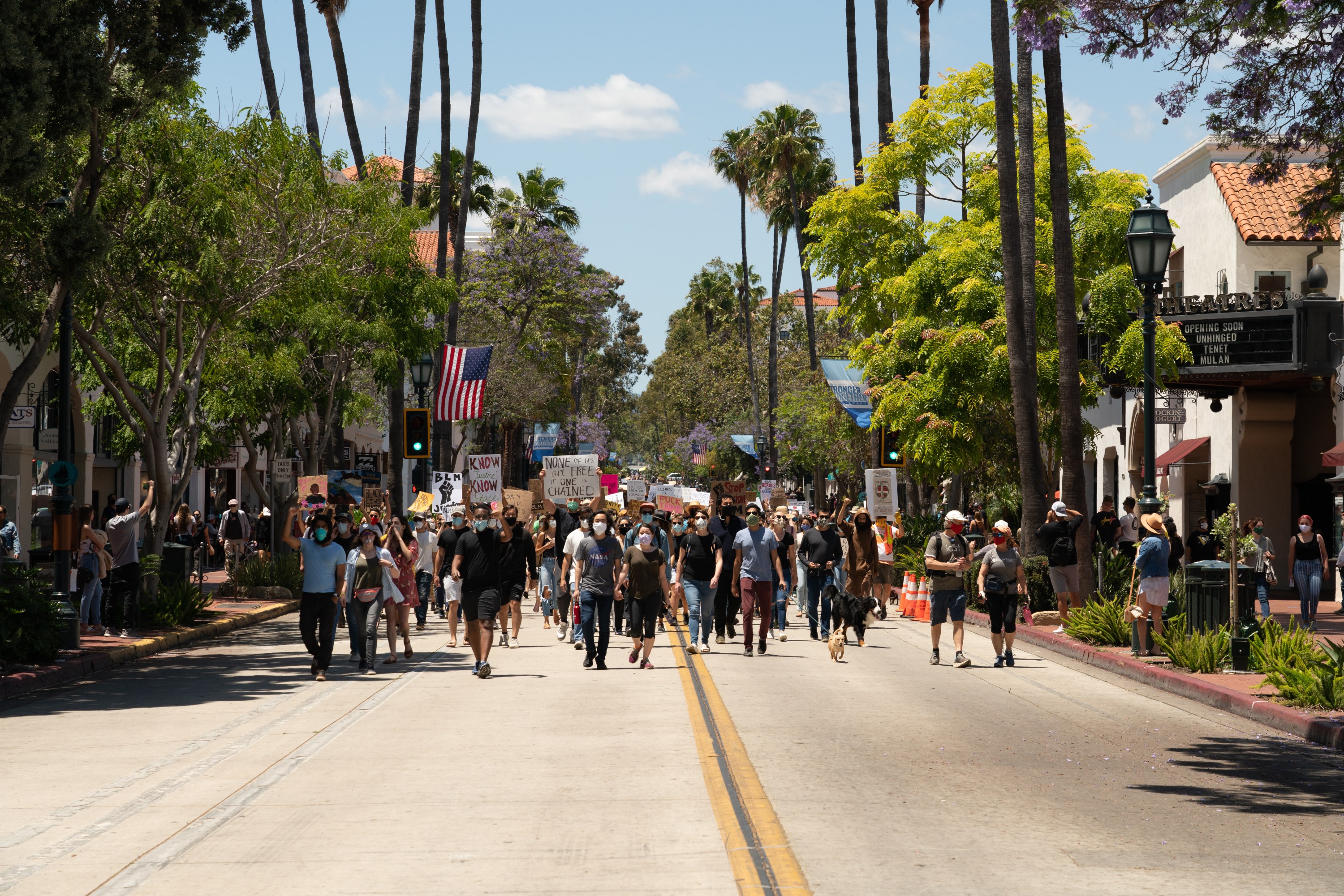 Santa Barbara Takes a Knee Against Racial Injustice - The Santa Barbara ...