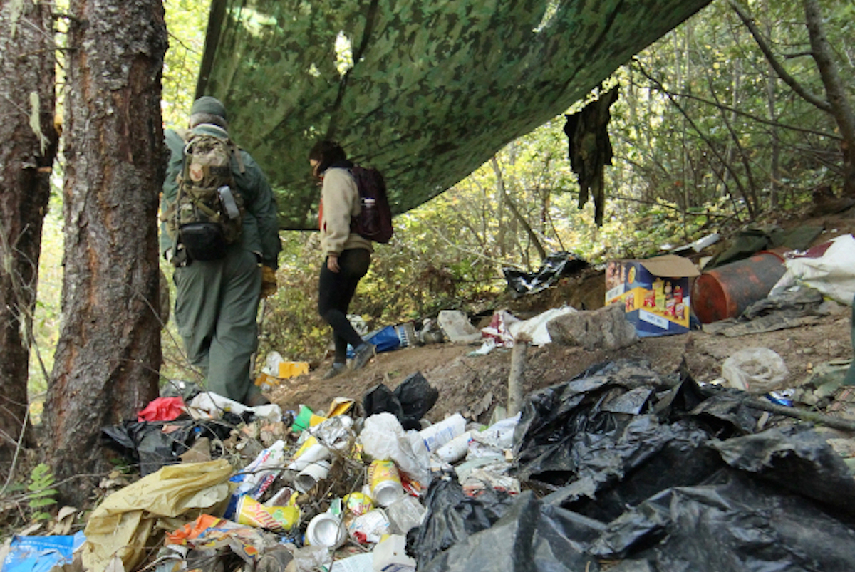 Trash from Cannabis Trespass Grows - The Santa Barbara Independent