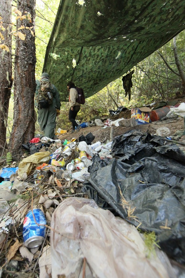Trash from Cannabis Trespass Grows - The Santa Barbara Independent