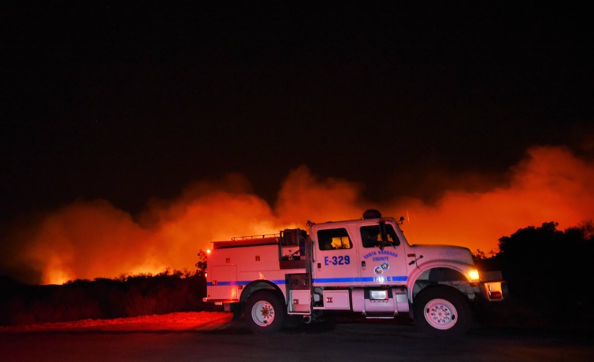 New Evacuation Warning Issued for Alisal Fire - The Santa Barbara ...