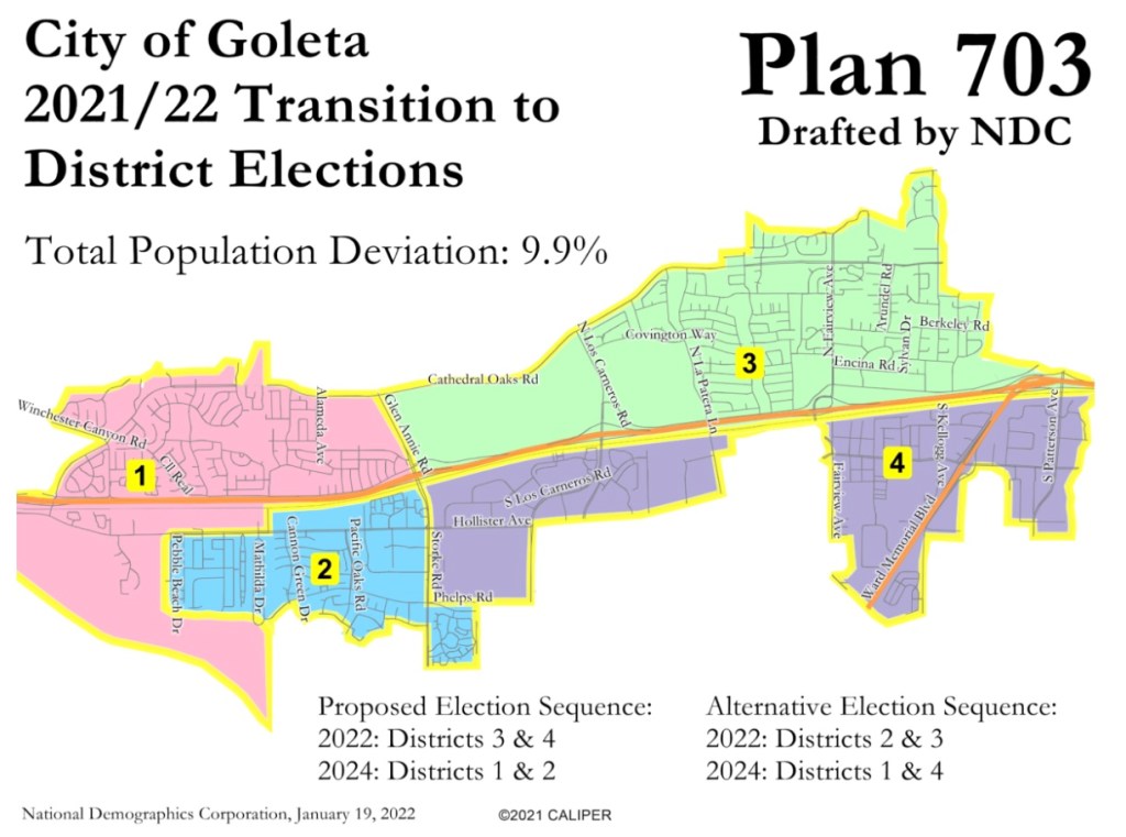 Goleta to Make a Choice Among Voting Maps - The Santa Barbara Independent