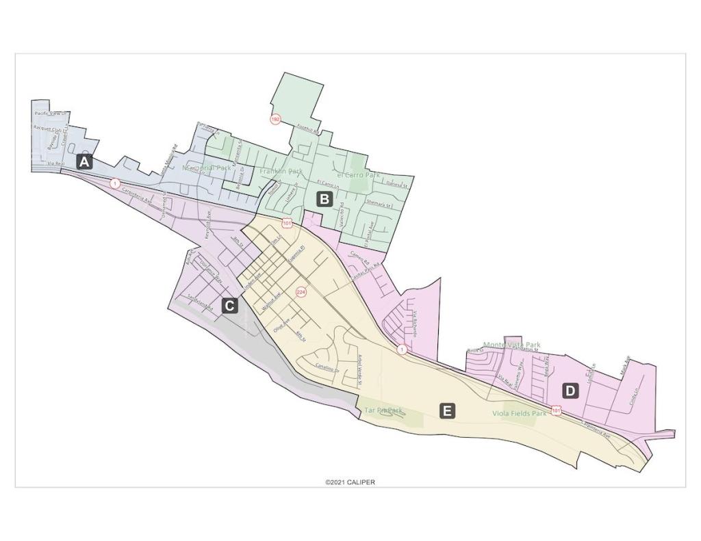Carpinteria City Council Chooses Between Four Potential District Maps ...