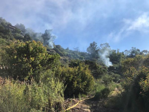 Smoke at Painted Cave a Scheduled Pile Burn - The Santa Barbara Independent