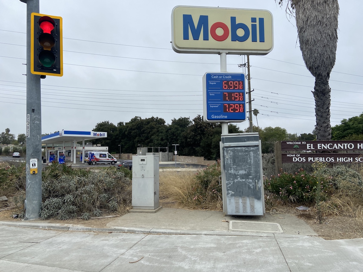 Gas Prices Santa Barbara California