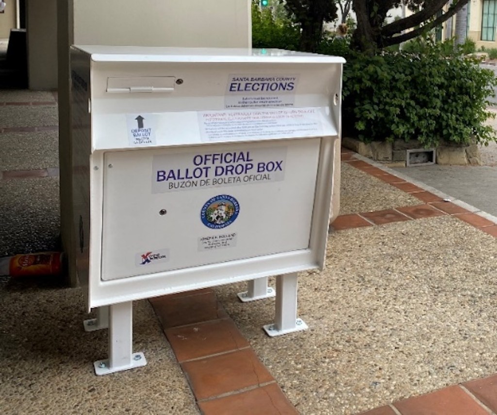 Official Ballot Drop Box Installed at UCSB Student Resource Building ...