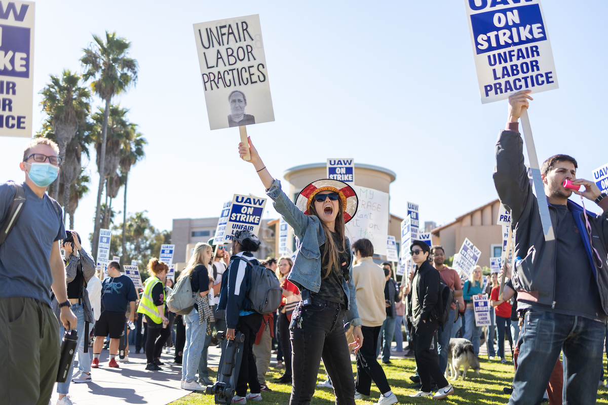Tens of Thousands of Academic Workers Go on Strike Across 10 UC Campuses - The Santa Barbara ...