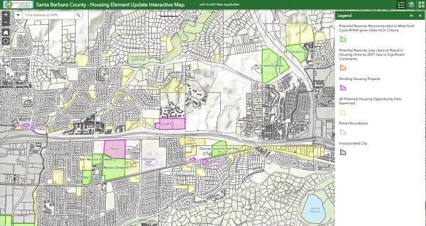 The County of Santa Barbara Releases Proposed Zoning Map to Meet Future ...
