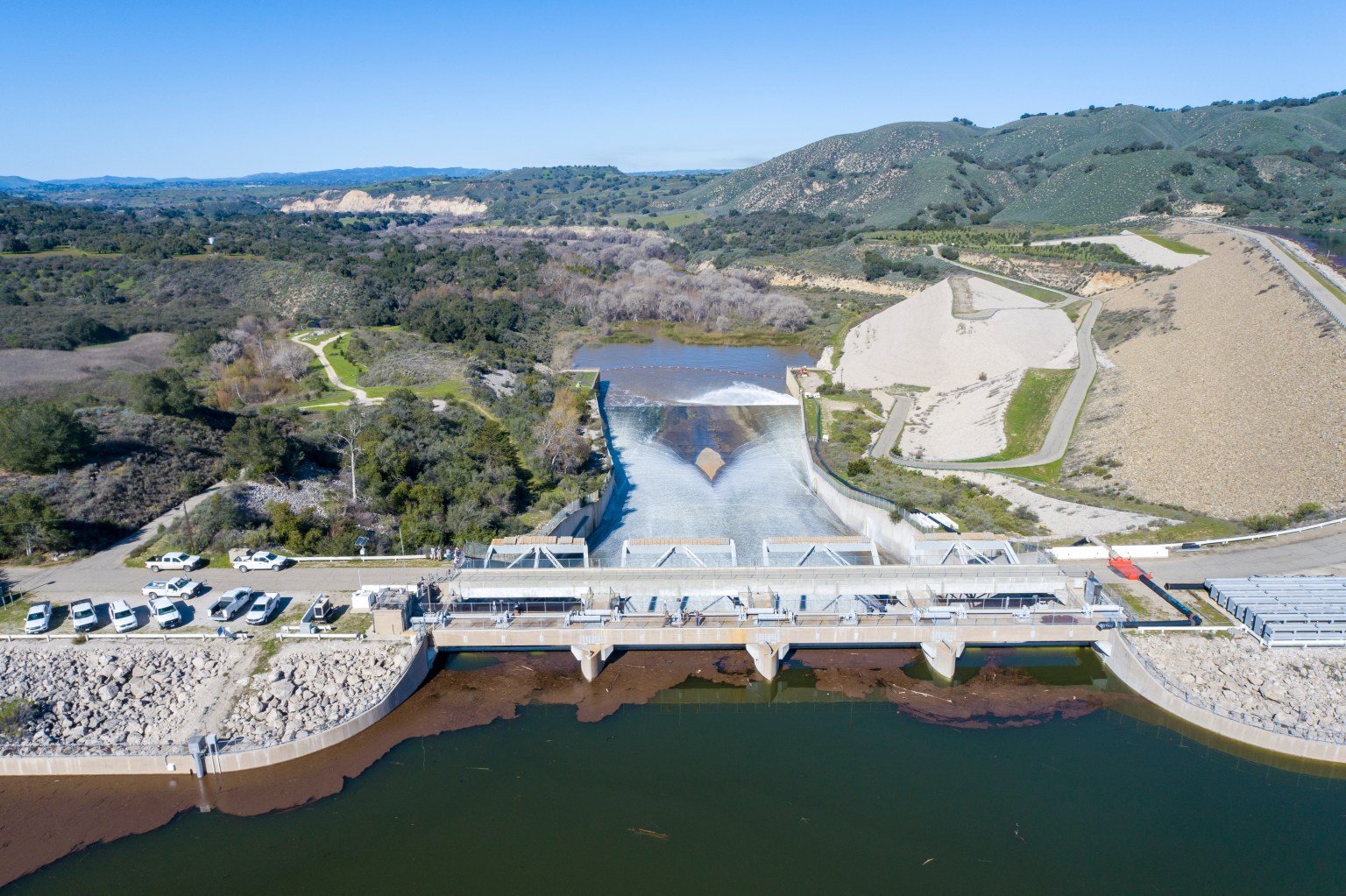 Lake Cachuma Spills for First Time in More than a Decade - The Santa ...
