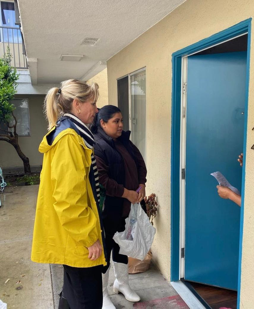 Capps and Staff Visit Tenants Facing Eviction from Isla Vista ...