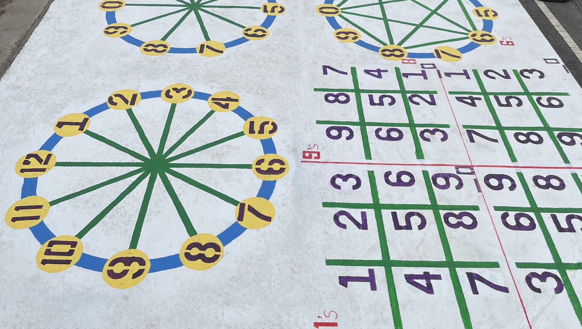 The Floor Is Fractions: Santa Barbara Kids Learn Math on Playground ...