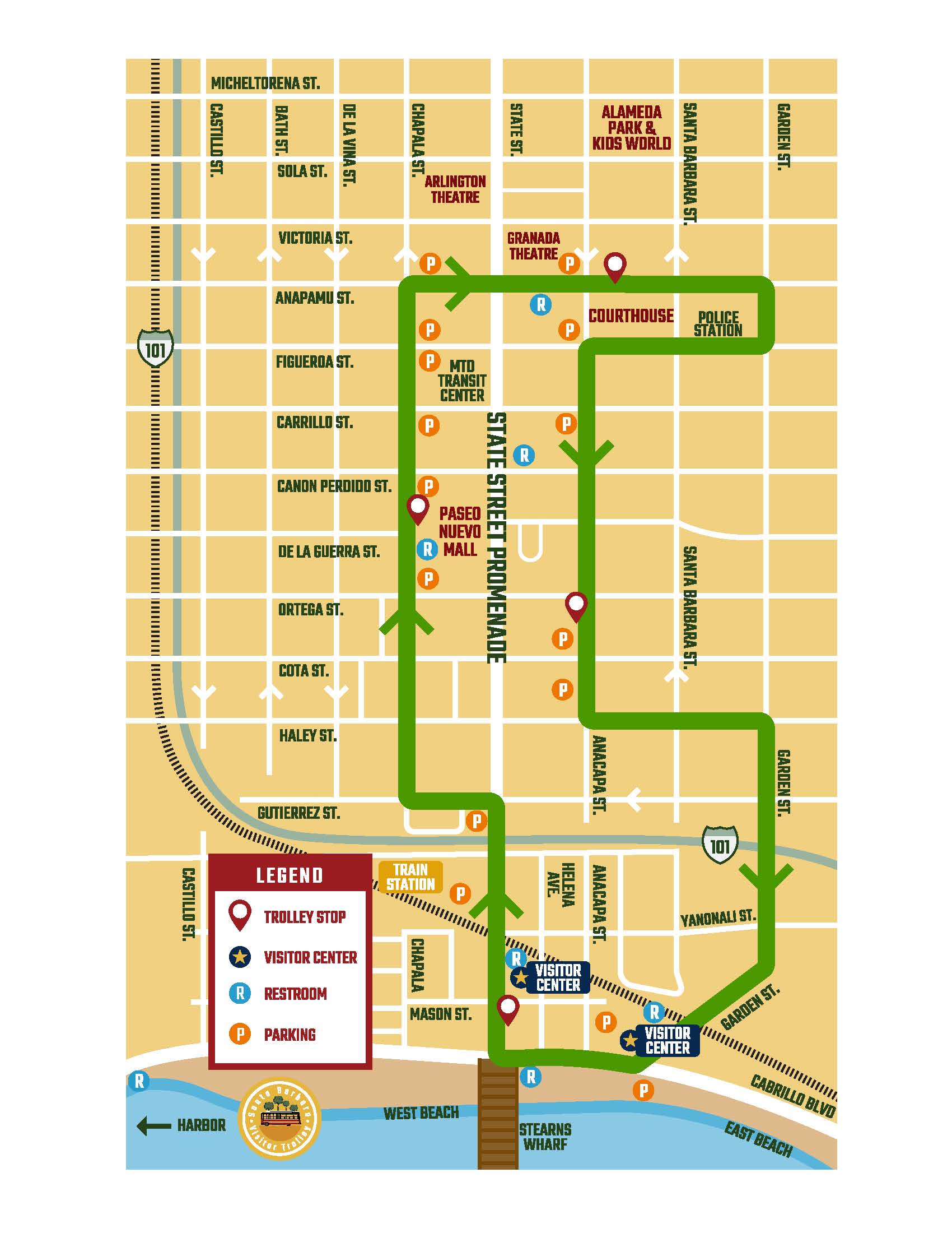 Downtown Santa Barbara Trolley Is Back - The Santa Barbara Independent