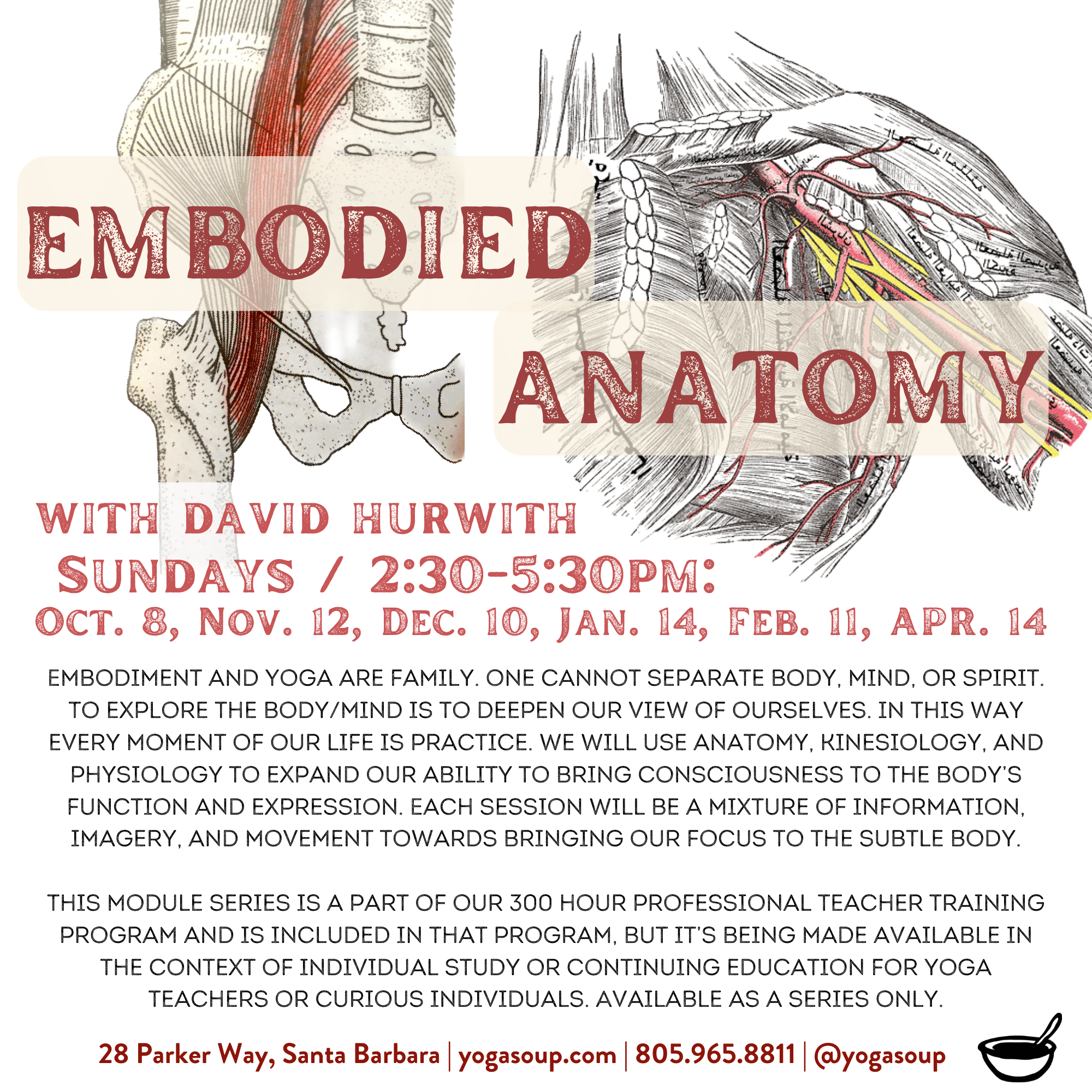 Embodied Anatomy Series with David Hurwith - The Santa Barbara Independent