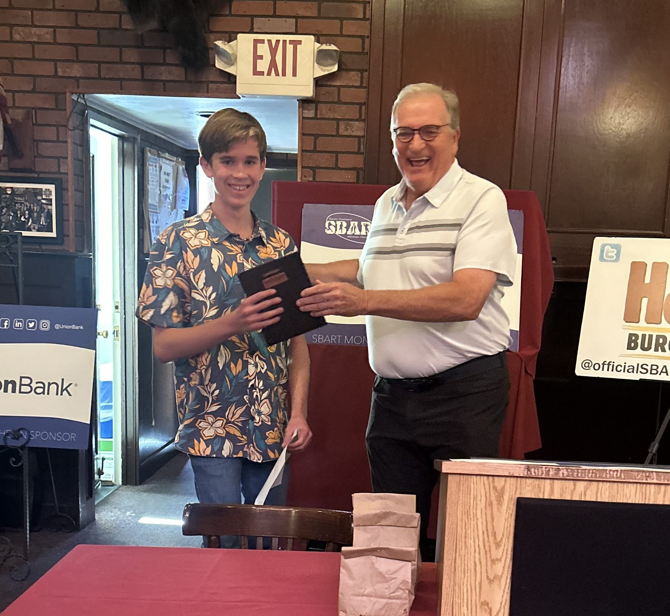 SBART Press Luncheon: Harry Hayman Receives Phil Womble Ethics in ...