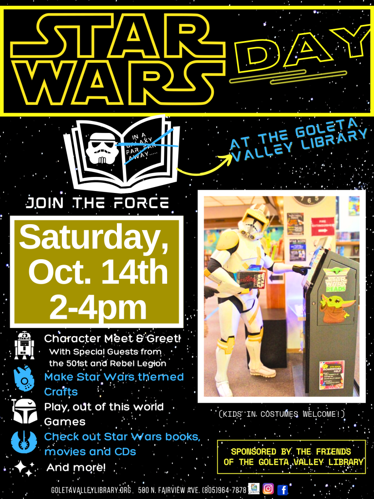 Star Wars Day Returns at the Goleta Valley Library - The Santa Barbara ...