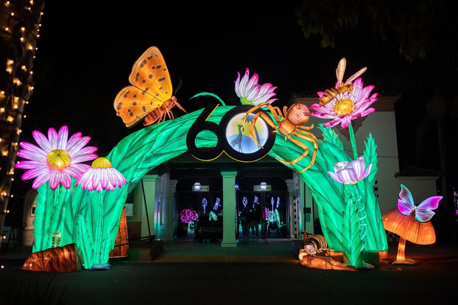 ZooLights Light Up the Night at Santa Barbara Zoo - The Santa Barbara ...