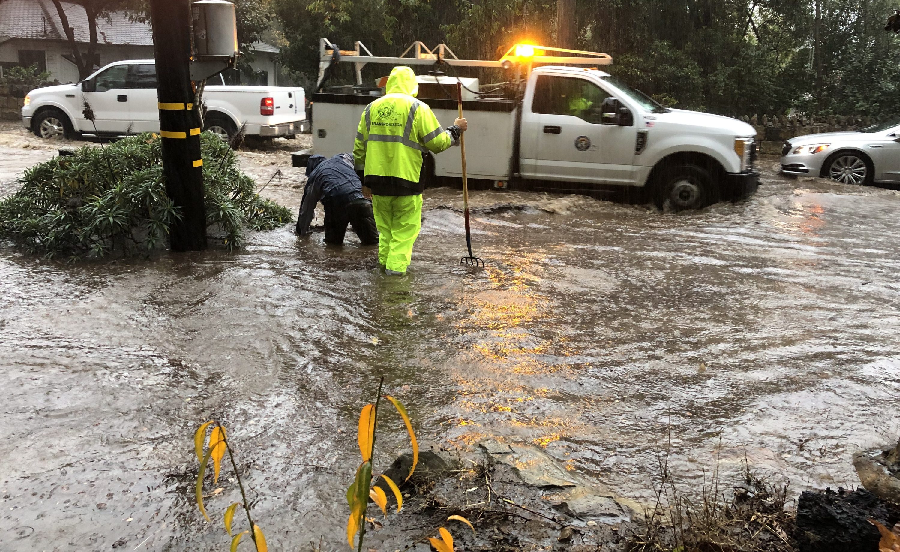 Santa Barbara Pounded by Rain Amid Flash Flood Warning - The Santa ...