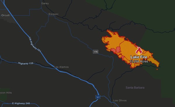 Evacuations Ordered on Figueroa Mountain Road in Lake Fire - The Santa ...