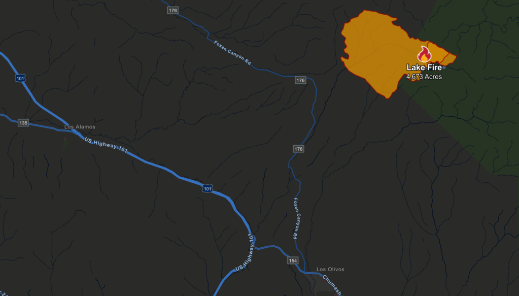 Evacuation Warnings in Effect as Lake Fire Burns Thousands of Acres ...