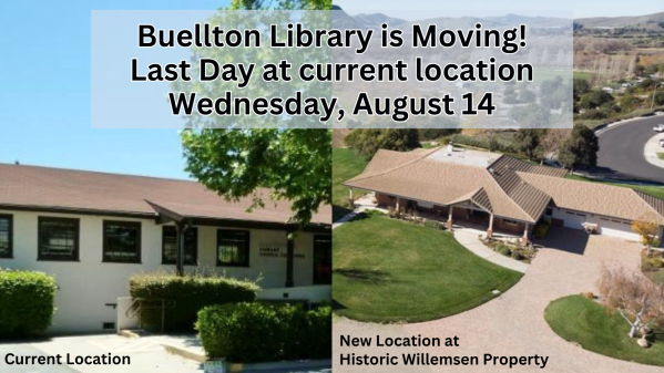 Buellton Library to Close This Wednesday, August 14th - The Santa ...