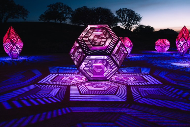 Drive North to Another Portal | Sensorio’s ‘DIMENSIONS’ Light Exhibit ...