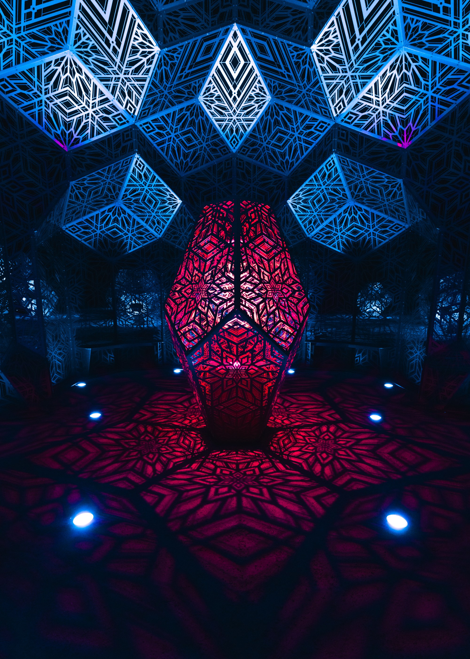 Drive North to Another Portal | Sensorio’s ‘DIMENSIONS’ Light Exhibit ...