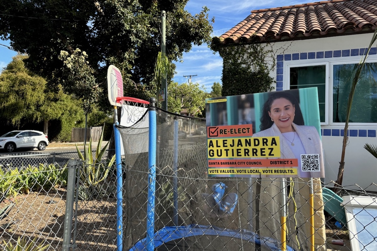 Campaign Sign Thefts on the Eastside - The Santa Barbara Independent