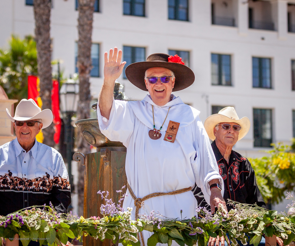 Father Larry Bids Farewell to Old Mission Santa Barbara - The Santa ...
