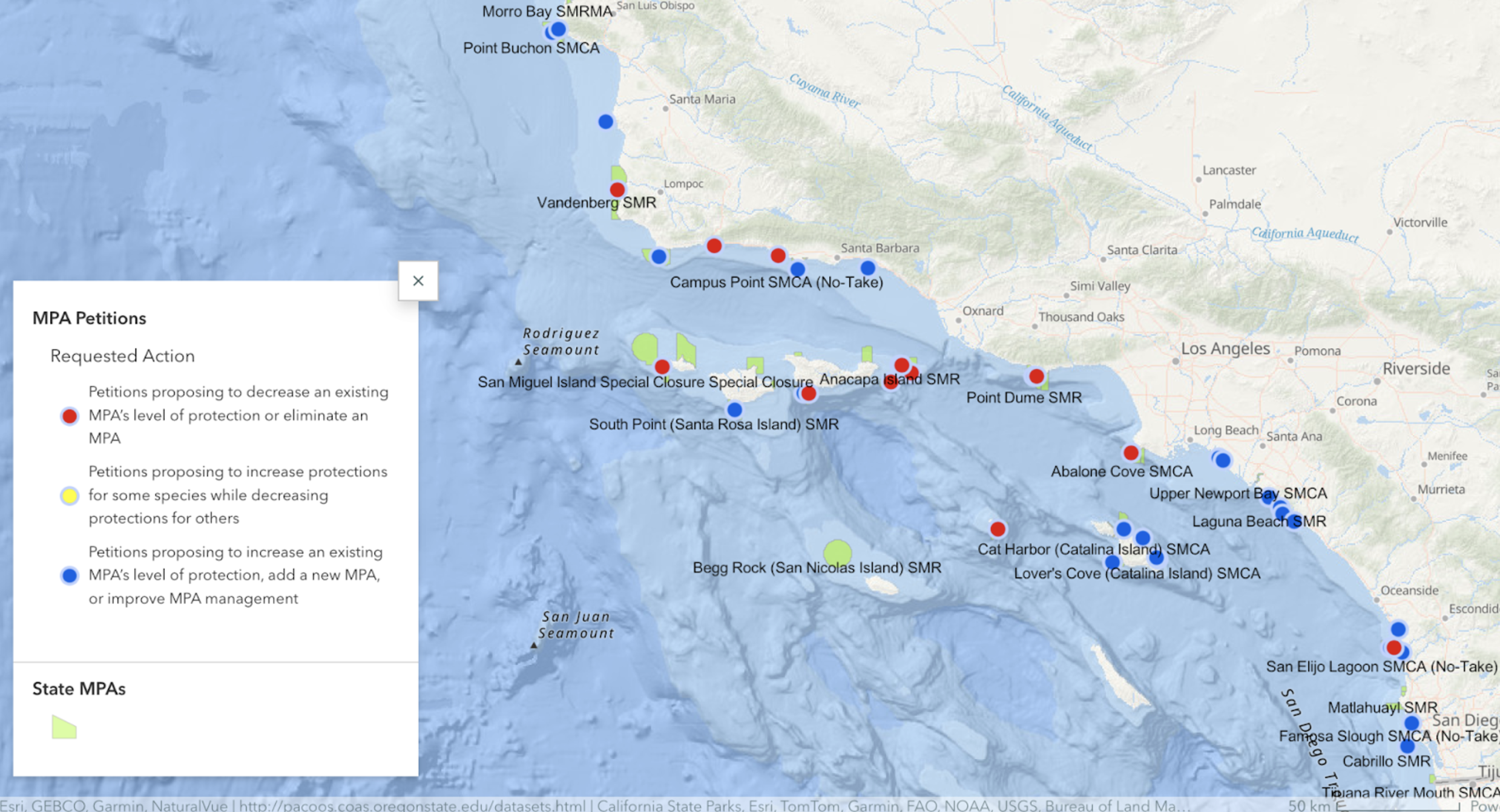 Storymaps Show Proposed Changes to Santa Barbara Marine Protected Areas ...