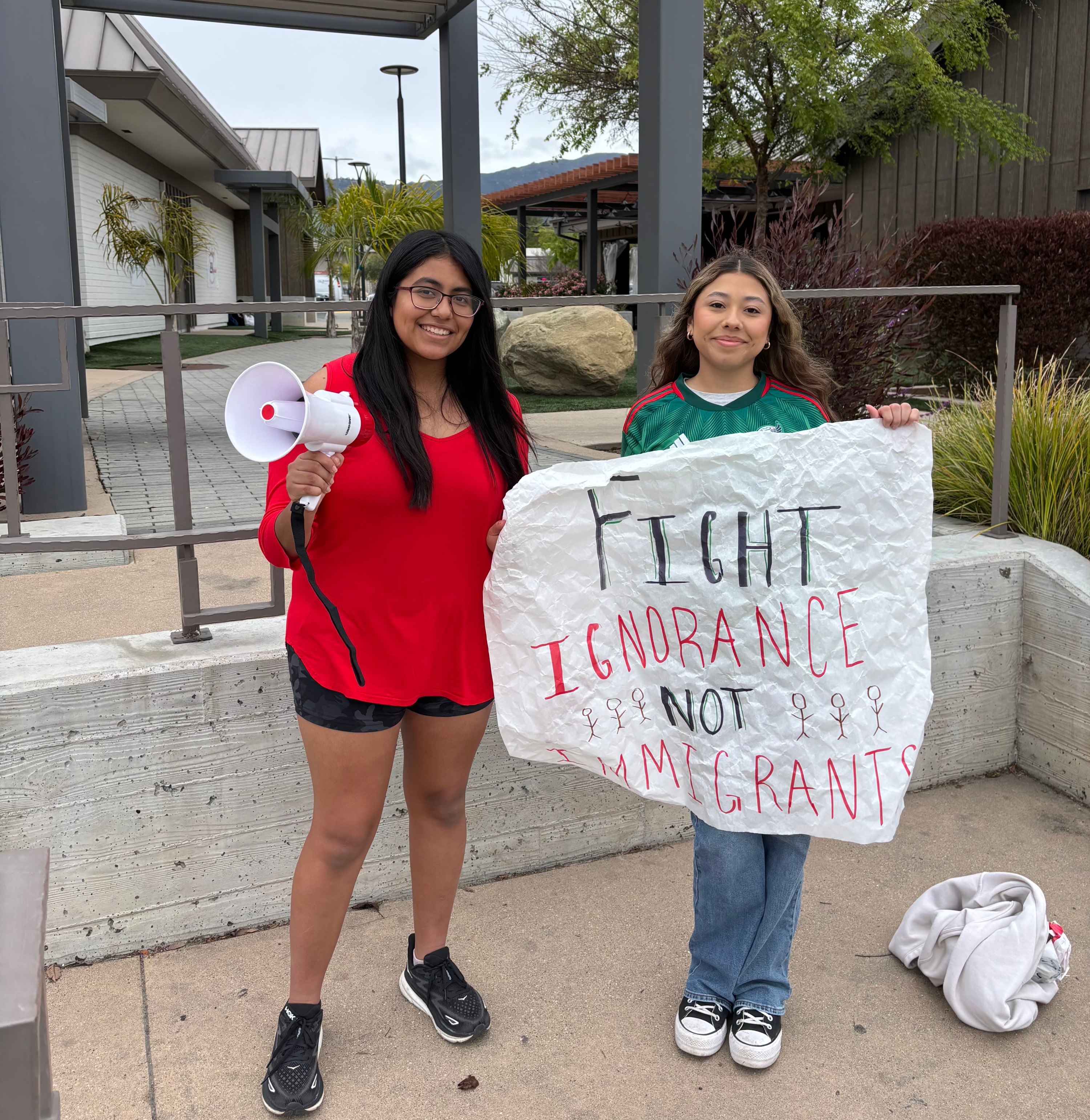 Immigration Protest at San Marcos High School Brings Out Hundreds of ...