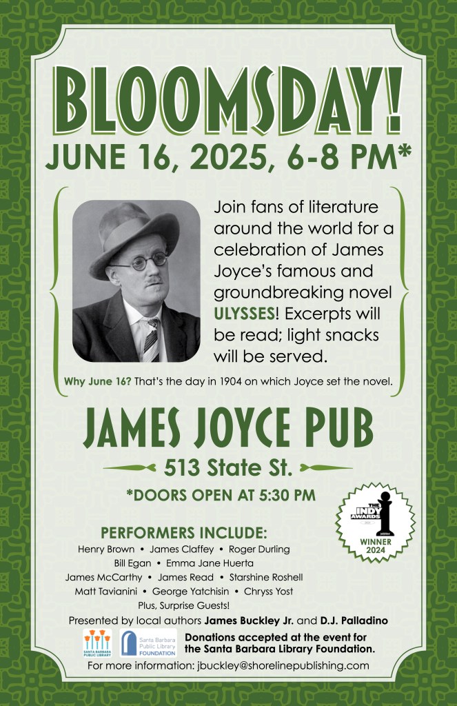 Bloomsday Is Back in Santa Barbara - The Santa Barbara Independent