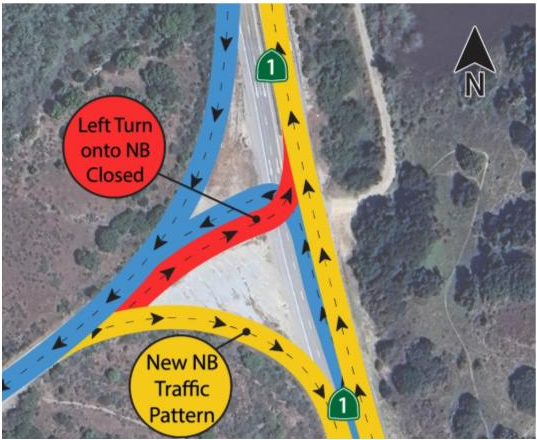 Caltrans to Implement New Traffic Pattern on Highway 1 at Santa Lucia ...
