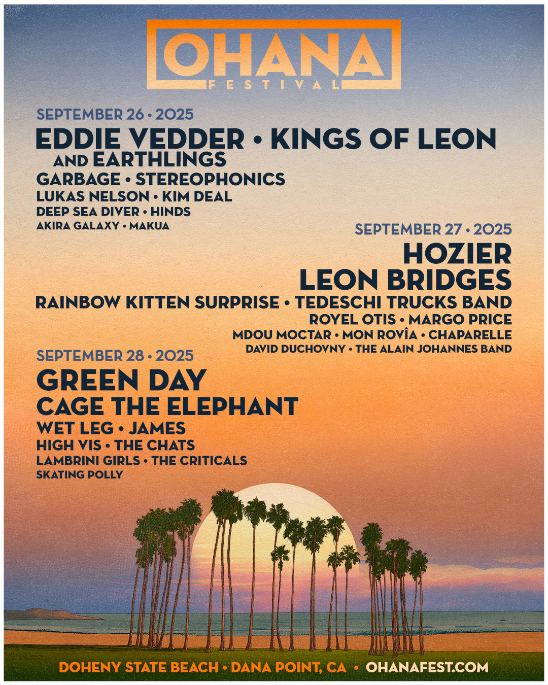 Ohana Festival Brings Great Music and Activism to the Beach - The Santa ...