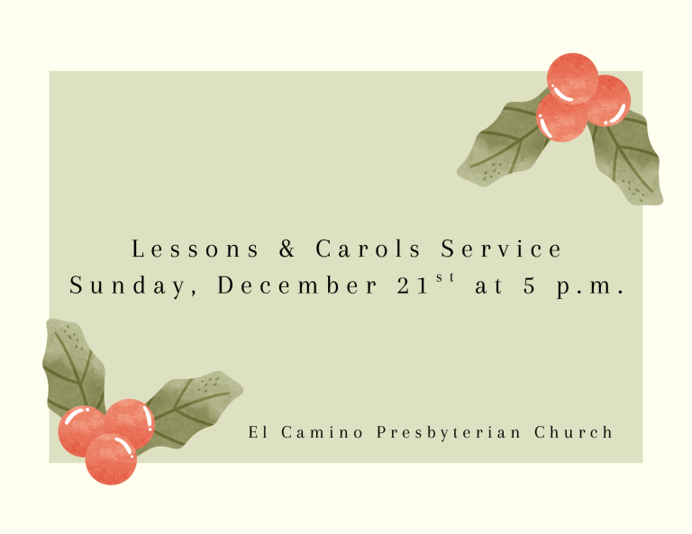 Christmas Lessons & Carols Service - The Santa Barbara Independent
