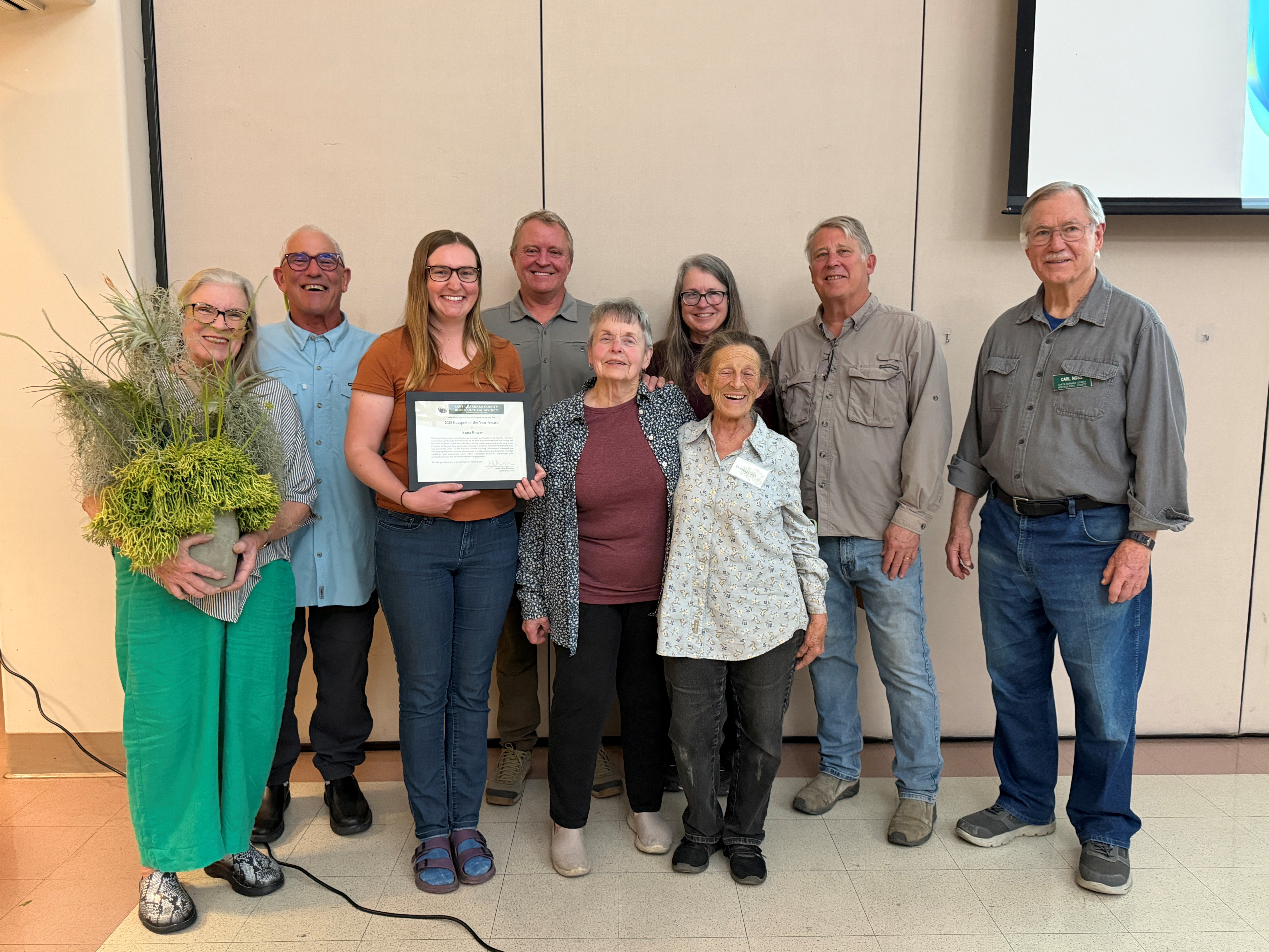 Lotusland's Anna Bower Receives Bouquet of the Year Award - The Santa ...