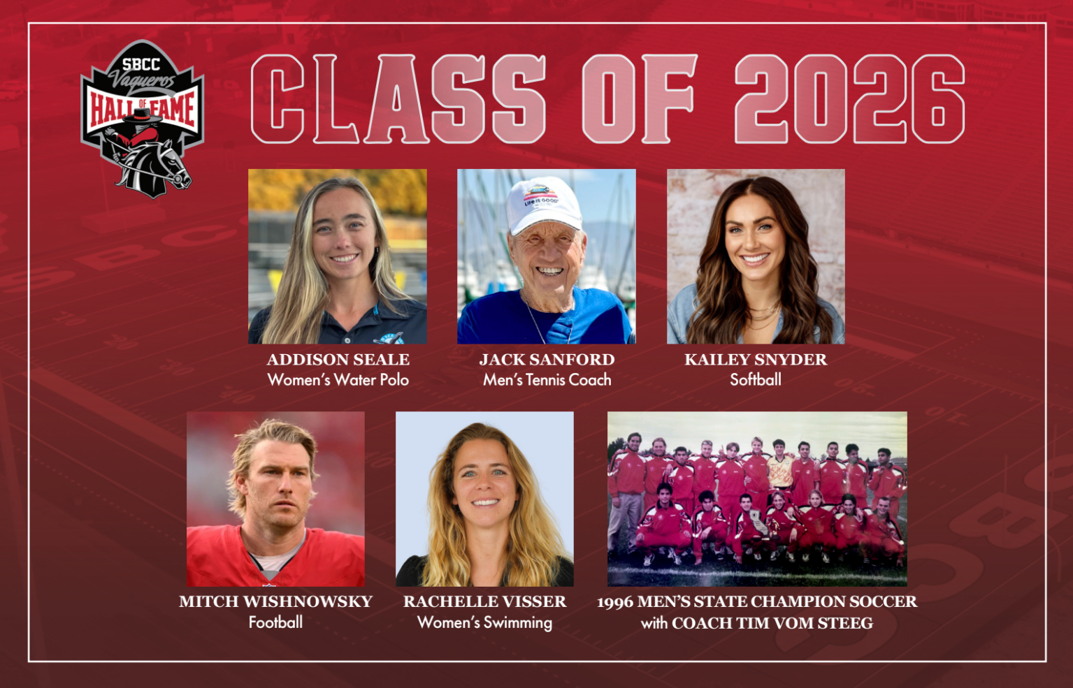 Inductees of 2026 SBCC Athletics Hall of Fame Announced - The Santa ...