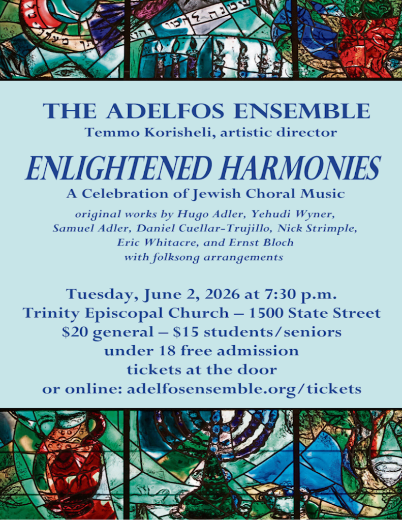 Adelfos Ensemble presents: Enlightened Harmonies - The Santa Barbara ...