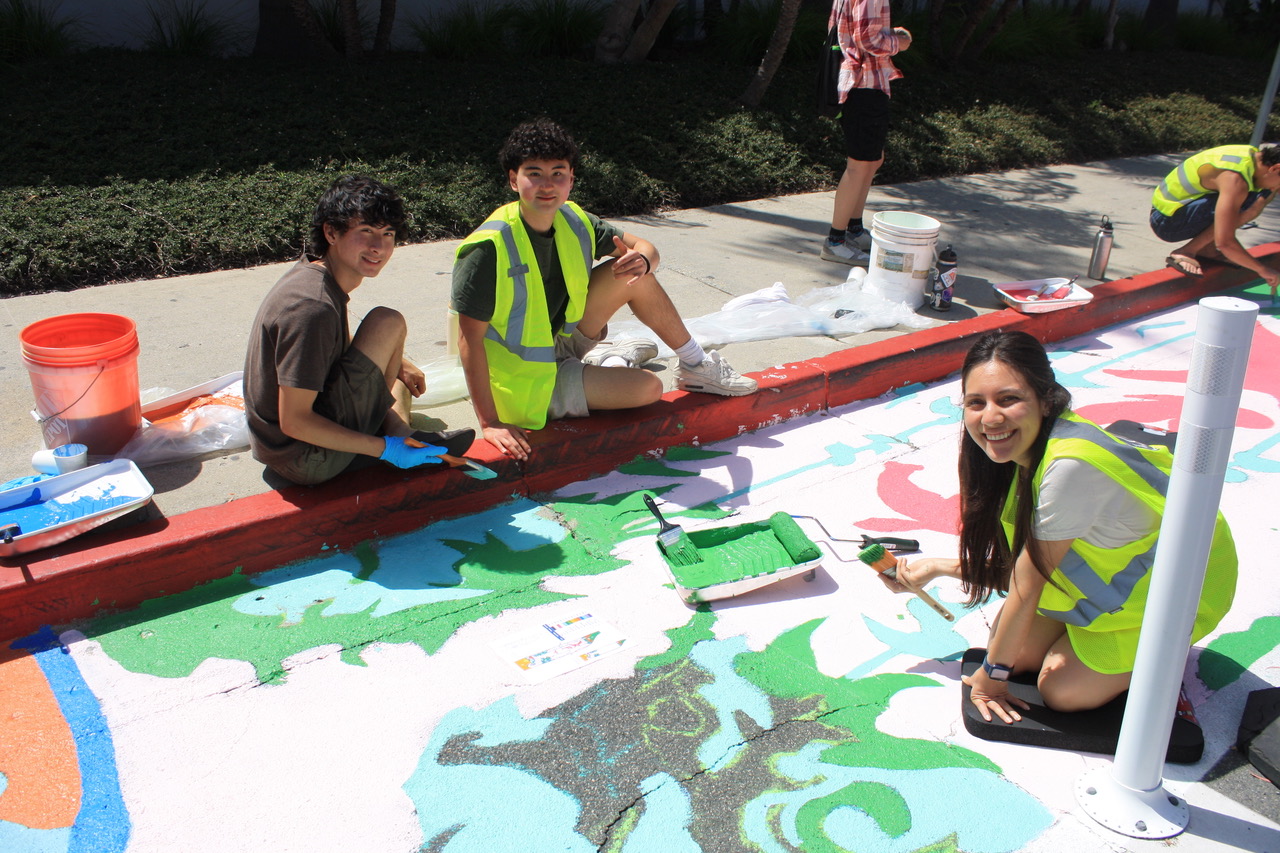 Isla Vista Street Mural Brings Color and Safety to a Busy Intersection ...